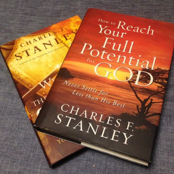 Books | Other | Lot Of 2 Inspirational Books By Charles Stanley | Poshmark